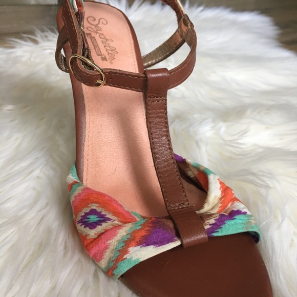 Seychelles | Shoes | Seychelles Native Aztec Print Heels | Poshmark